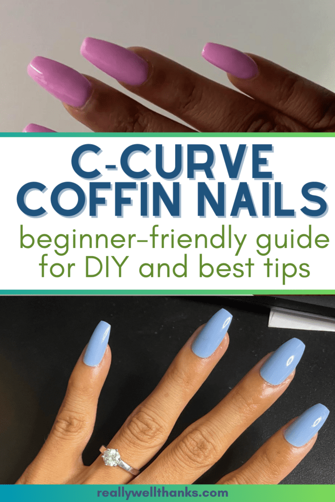 C Curve Coffin Nail Tips Reviews - Best For Curved Nail Beds - really ...